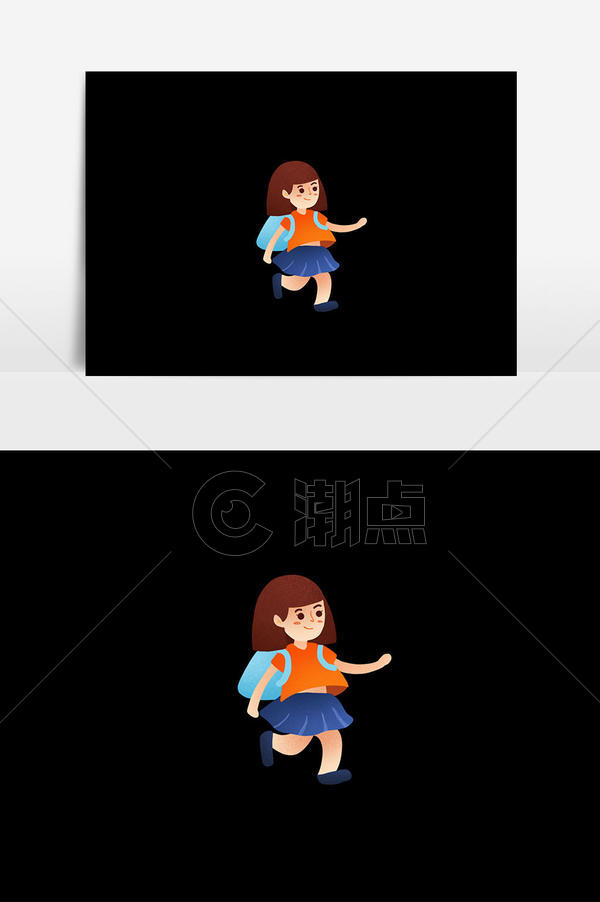 女孩学生校园宣传通用背景1024*1540图片素材免费下载-编号1138415-潮点视频