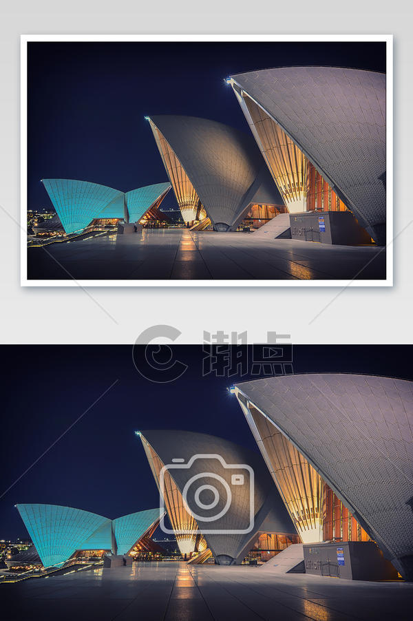 夜幕下的歌剧院近景城市地标摄影图片摄影图1024*1540图片素材免费下载-编号1269509-潮点视频