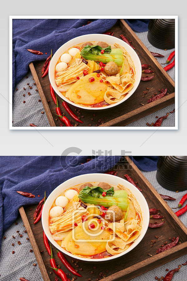 麻辣烫烫菜蔬菜鹌鹑蛋土豆辣椒美食摄影图片摄影图1024*1540图片素材免费下载-编号1323269-潮点视频