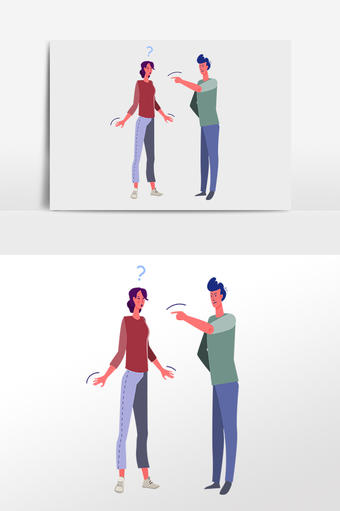 夫妻情感感情破裂设计元素1024*1540图片素材免费下载-编号1337897-潮点视频