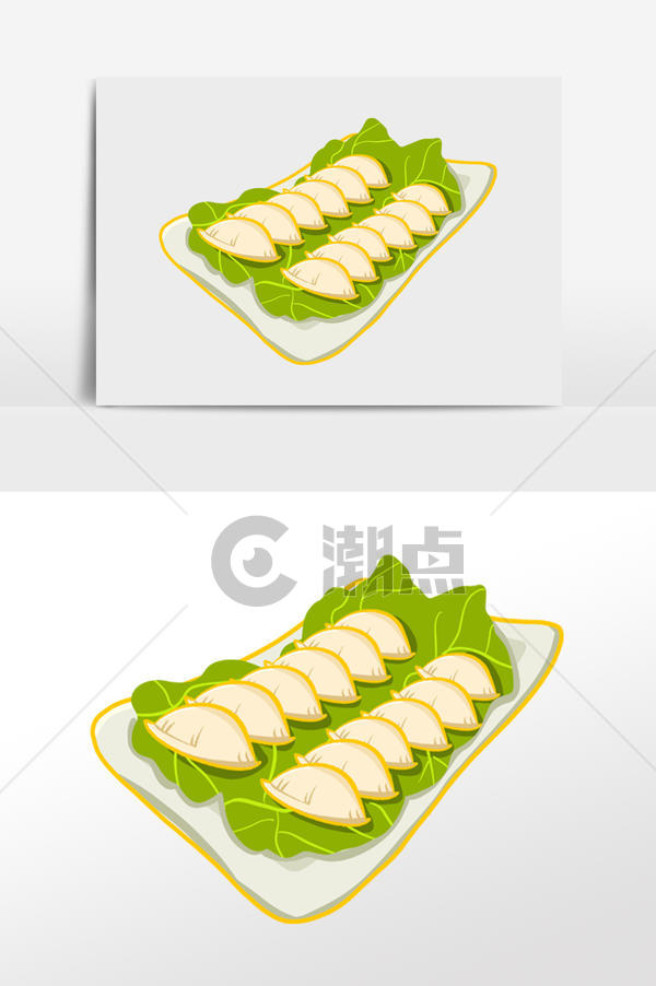 冬至国潮蒸饺饺子设计元素1024*1540图片素材免费下载-编号1366818-潮点视频