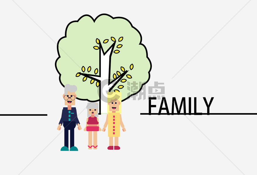 家庭教育插画原画439*300图片素材免费下载-编号7346-潮点视频