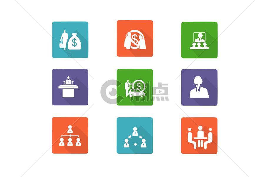 商务办公类图标插画原画448*300图片素材免费下载-编号41326-潮点视频