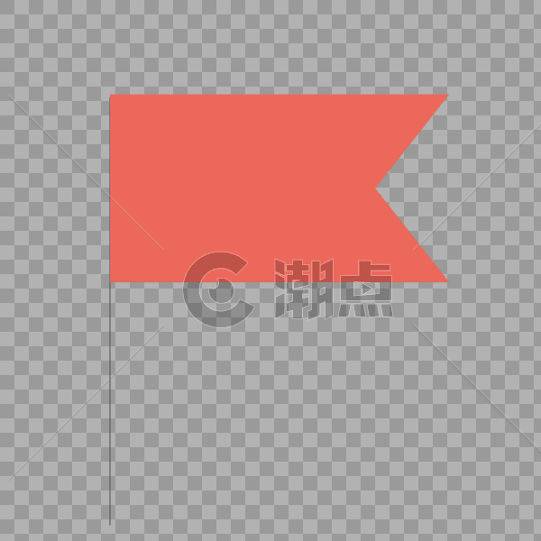 小红旗设计元素2000*2000图片素材免费下载-编号69063-潮点视频