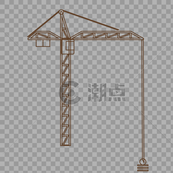 吊车设计元素1000*1000图片素材免费下载-编号77712-潮点视频