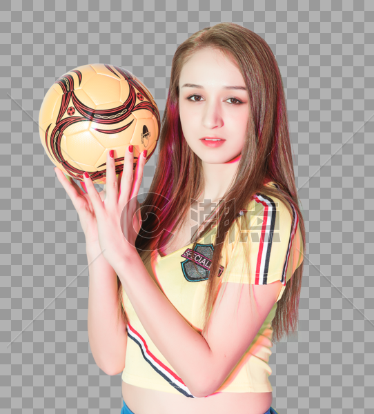 活力少女足球宝贝形象设计元素1264*1397图片素材免费下载-编号102720-潮点视频