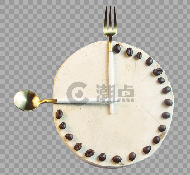 刀叉时钟创意设计元素3153*2914图片素材免费下载-编号122132-潮点视频