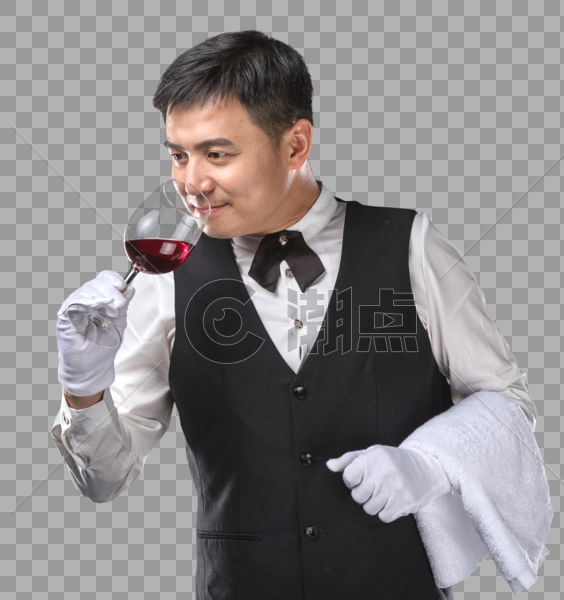 男服务生红酒服务设计元素3648*3880图片素材免费下载-编号253759-潮点视频