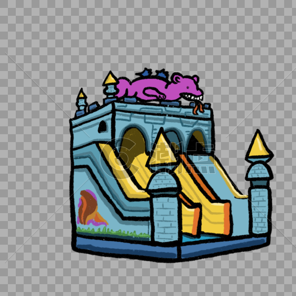 卡通游乐园设计元素2000*2000图片素材免费下载-编号447150-潮点视频