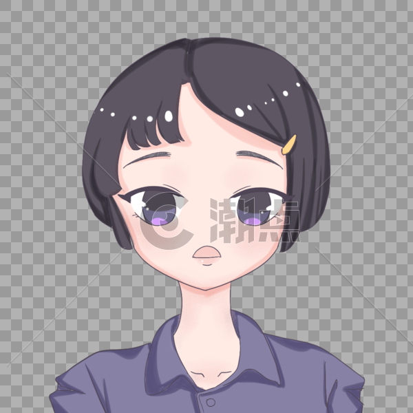 日漫风表情包设计元素1100*1100图片素材免费下载-编号531876-潮点视频