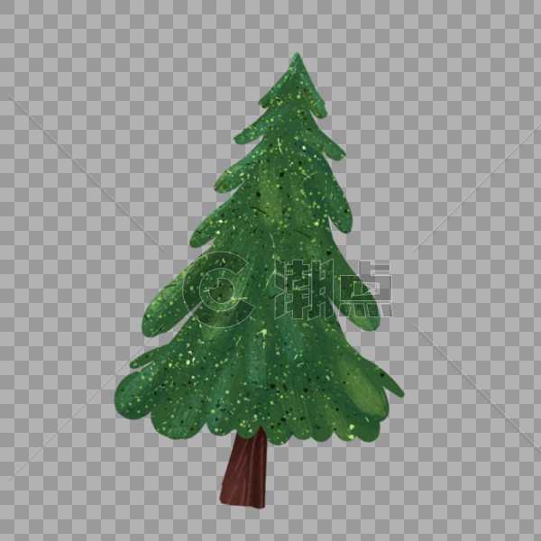 绿色肌理风格树木设计元素1000*1000图片素材免费下载-编号534417-潮点视频