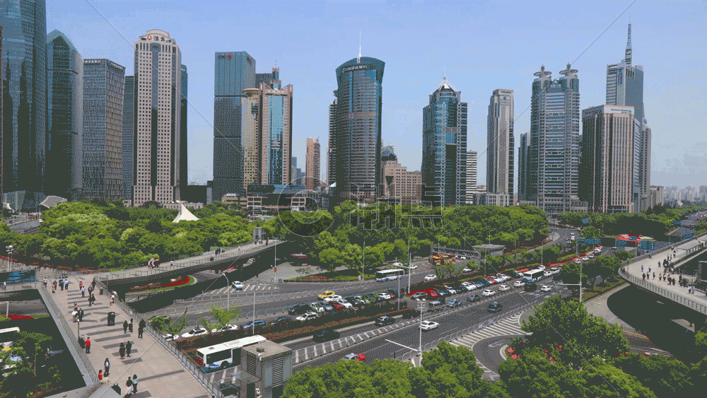 上海浦东陆家嘴GIFGIF动图1000*563图片素材免费下载-编号543846-潮点视频