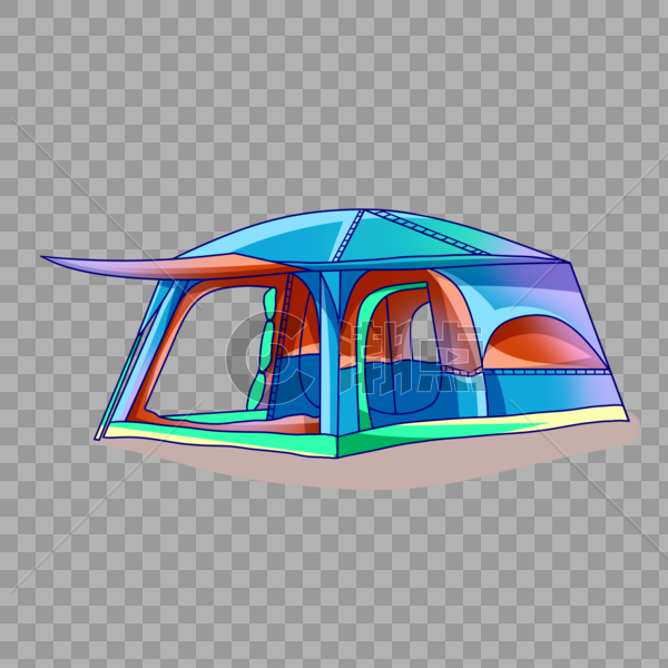 帐篷设计元素3000*3000图片素材免费下载-编号564354-潮点视频