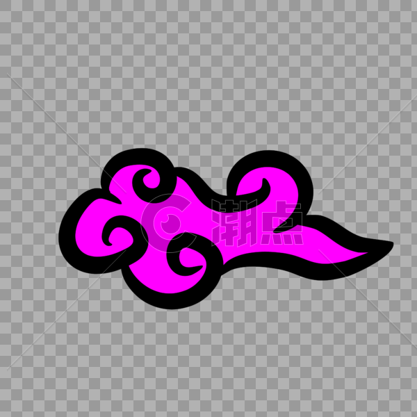 紫色祥云设计元素2000*2000图片素材免费下载-编号567889-潮点视频