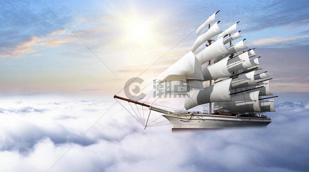 梦幻飞船通用背景3600*2000图片素材免费下载-编号654987-潮点视频