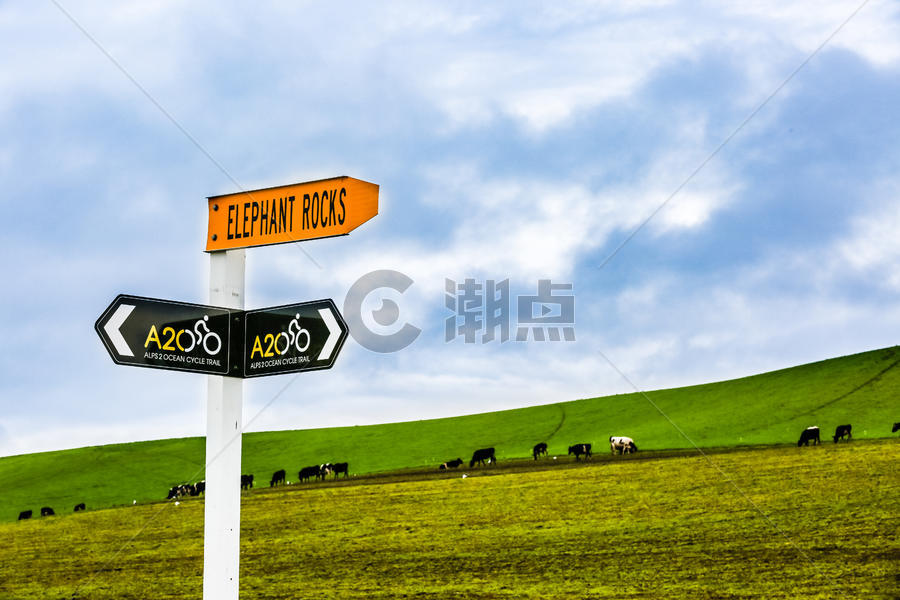 新西兰路牌摄影图5760*3840图片素材免费下载-编号792829-潮点视频