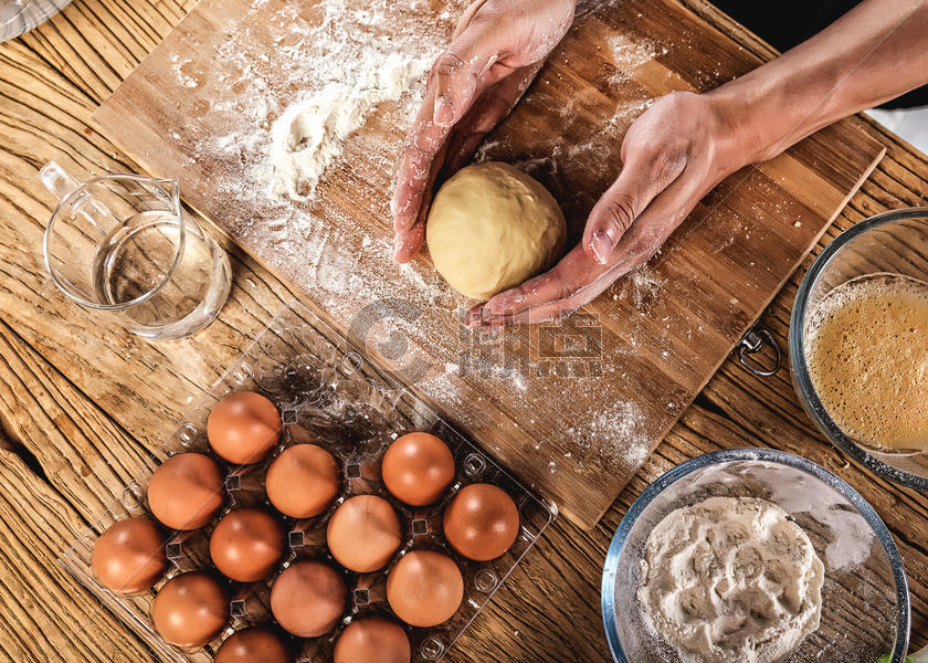 面包师揉面团摄影图6272*4480图片素材免费下载-编号847285-潮点视频