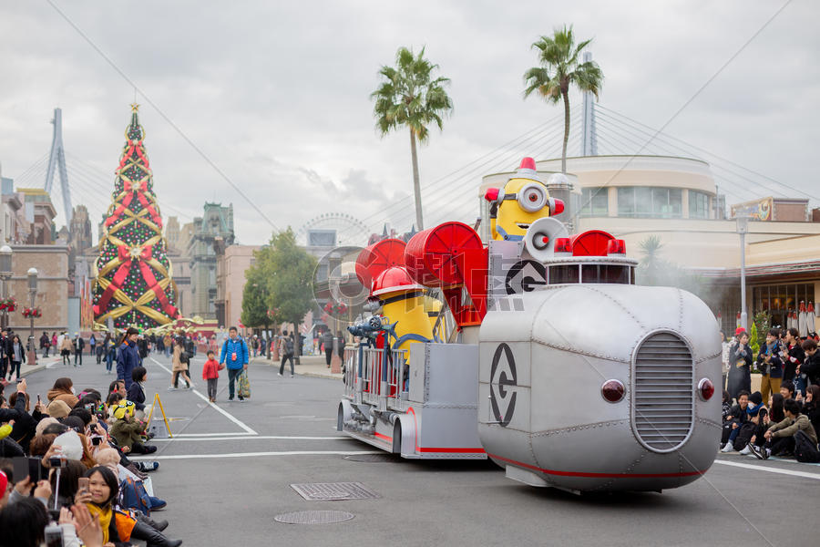 大阪日本环球影城花车巡游摄影图5575*3717图片素材免费下载-编号884685-潮点视频