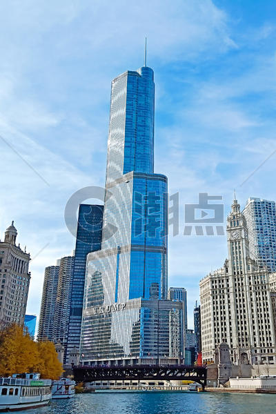 芝加哥特朗普大厦摄影图2304*3456图片素材免费下载-编号926256-潮点视频