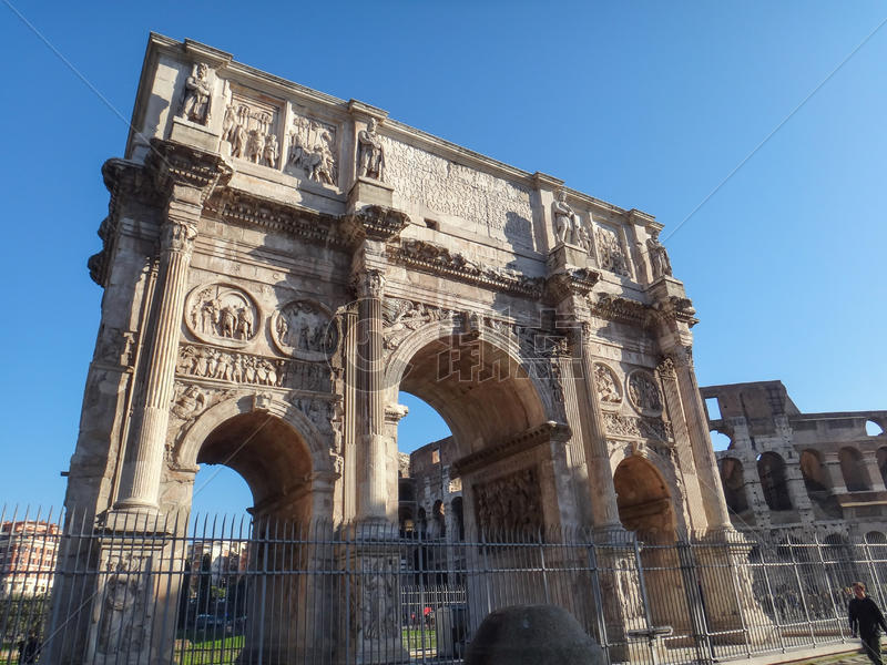 罗马君士坦丁凯旋门摄影图4608*3456图片素材免费下载-编号931168-潮点视频